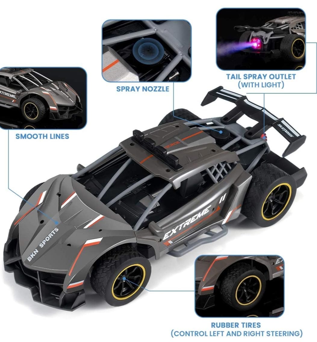 Ignite Adventure with Our LED-Lit Remote Controlled Car Toy - 5 Lightn ...